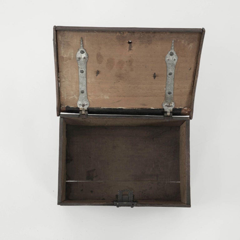 Swedish Hinged Box 'or Small Coffer' in Original Paint at 1stDibs