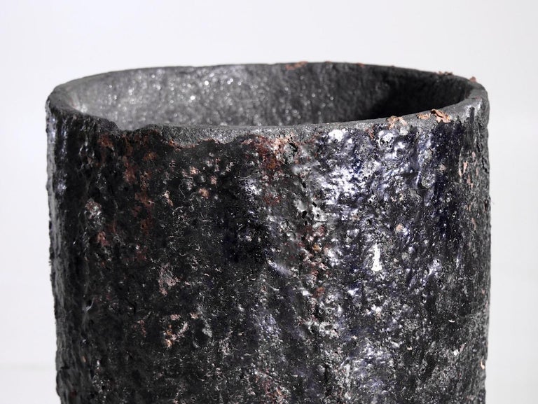 Swedish Iron Garden Vases, 19th C For Sale at 1stDibs