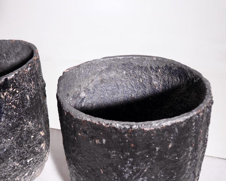 Swedish Iron Garden Vases, 19th C For Sale at 1stDibs