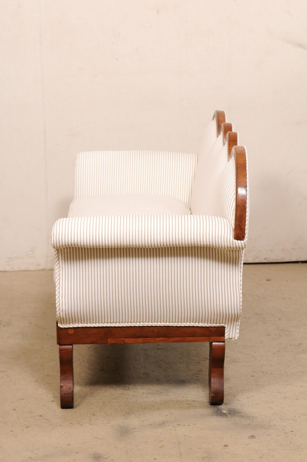 Swedish Carved and Upholstered Karl Johan Sofa, Circa 1830 For Sale at ...