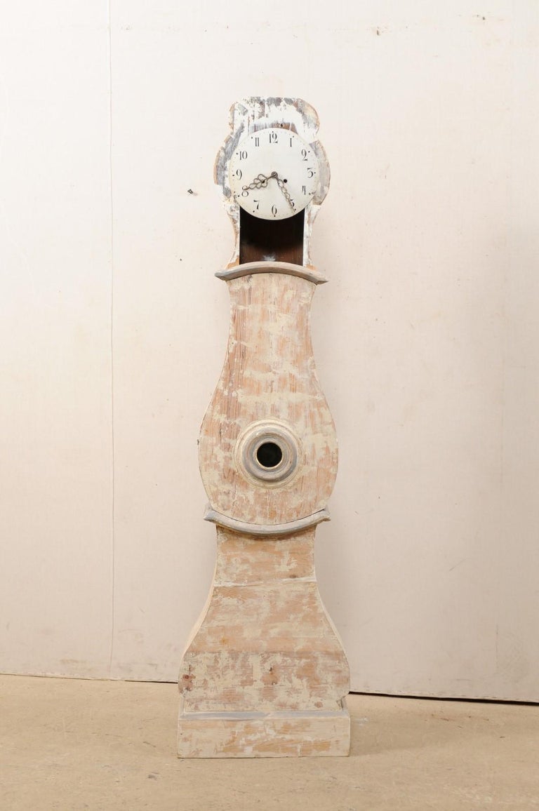 Swedish Long-Case 19th Century Clock with Original Face and Movement ...