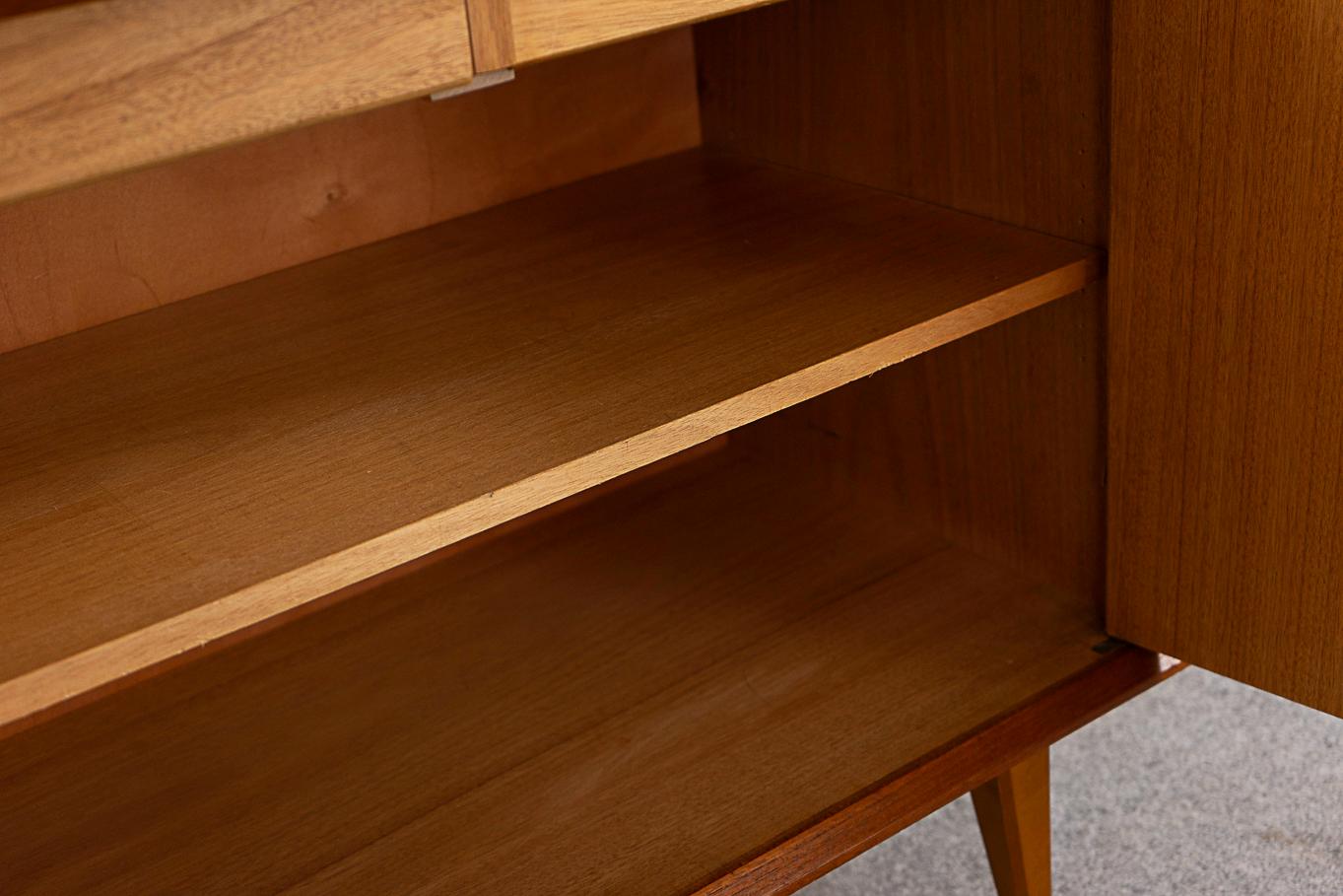 Swedish Mid-Century Modern Teak and Beech Cabinet For Sale at 1stDibs