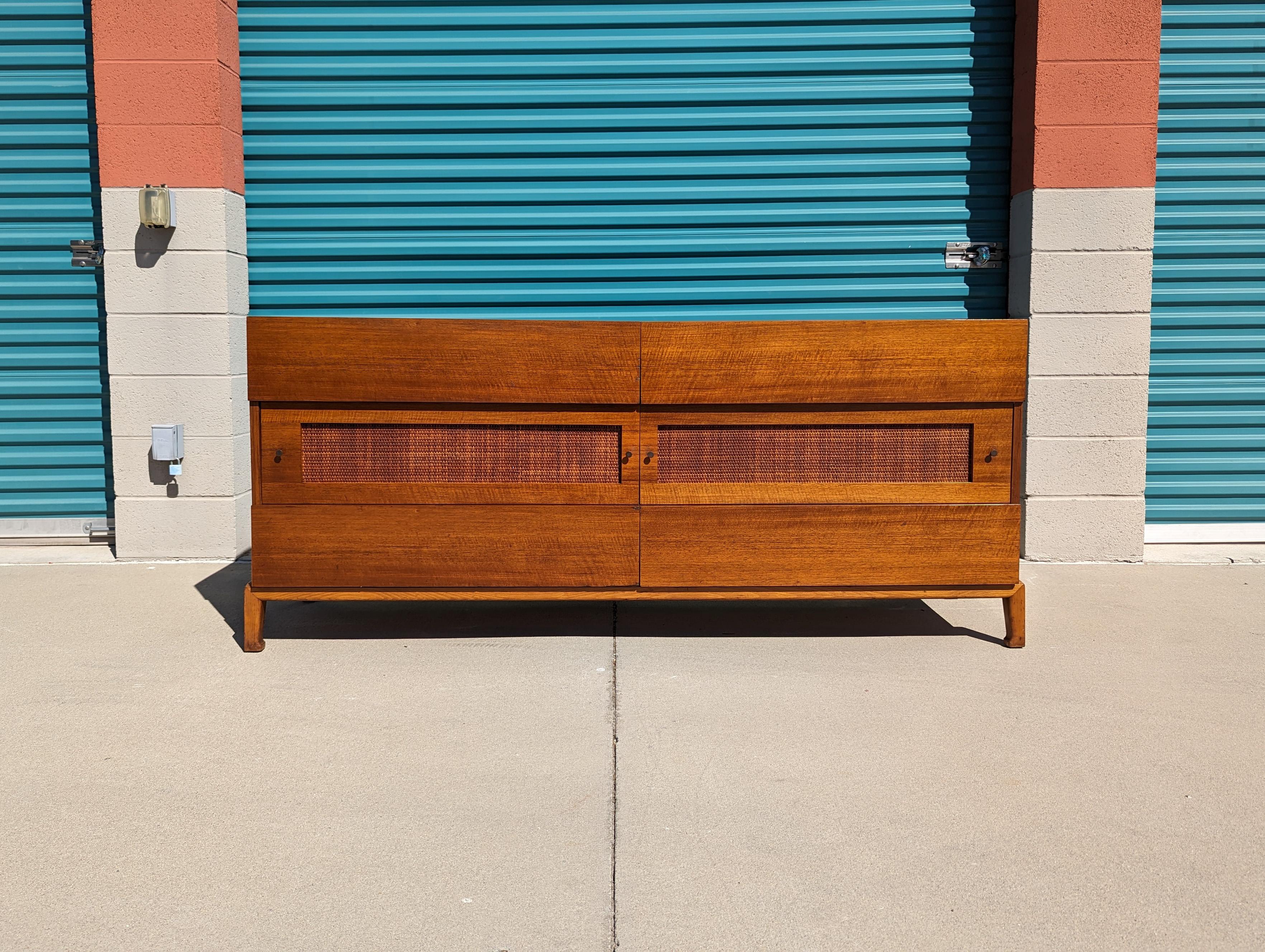 Swedish Mid Century Modern Walnut Dresser by Edmond J. Spence, c1950s ...