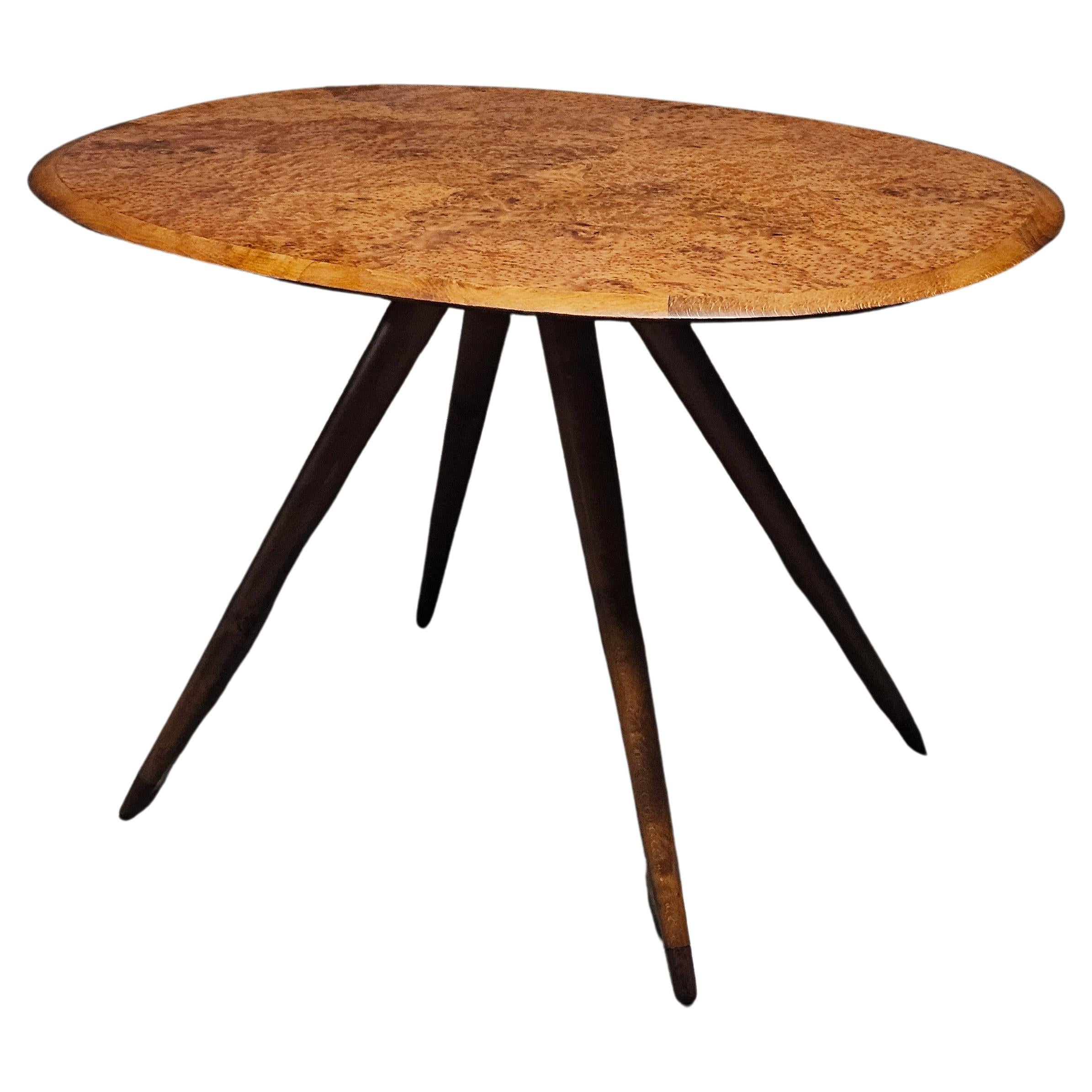 Swedish Elm And Elm Root Table, Circa 1940s For Sale at 1stDibs