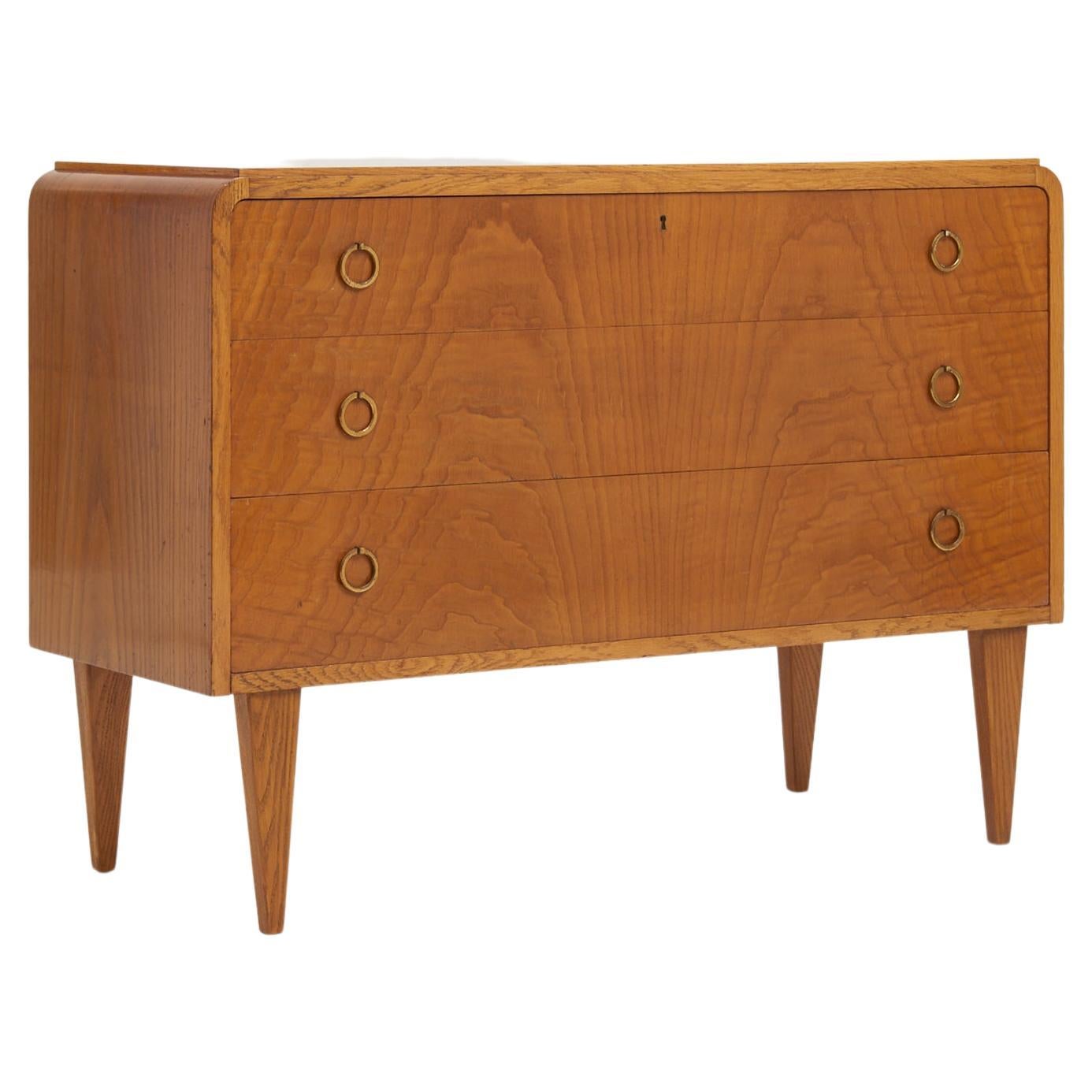 Clark Black Ash Chest of Drawers For Sale at 1stDibs