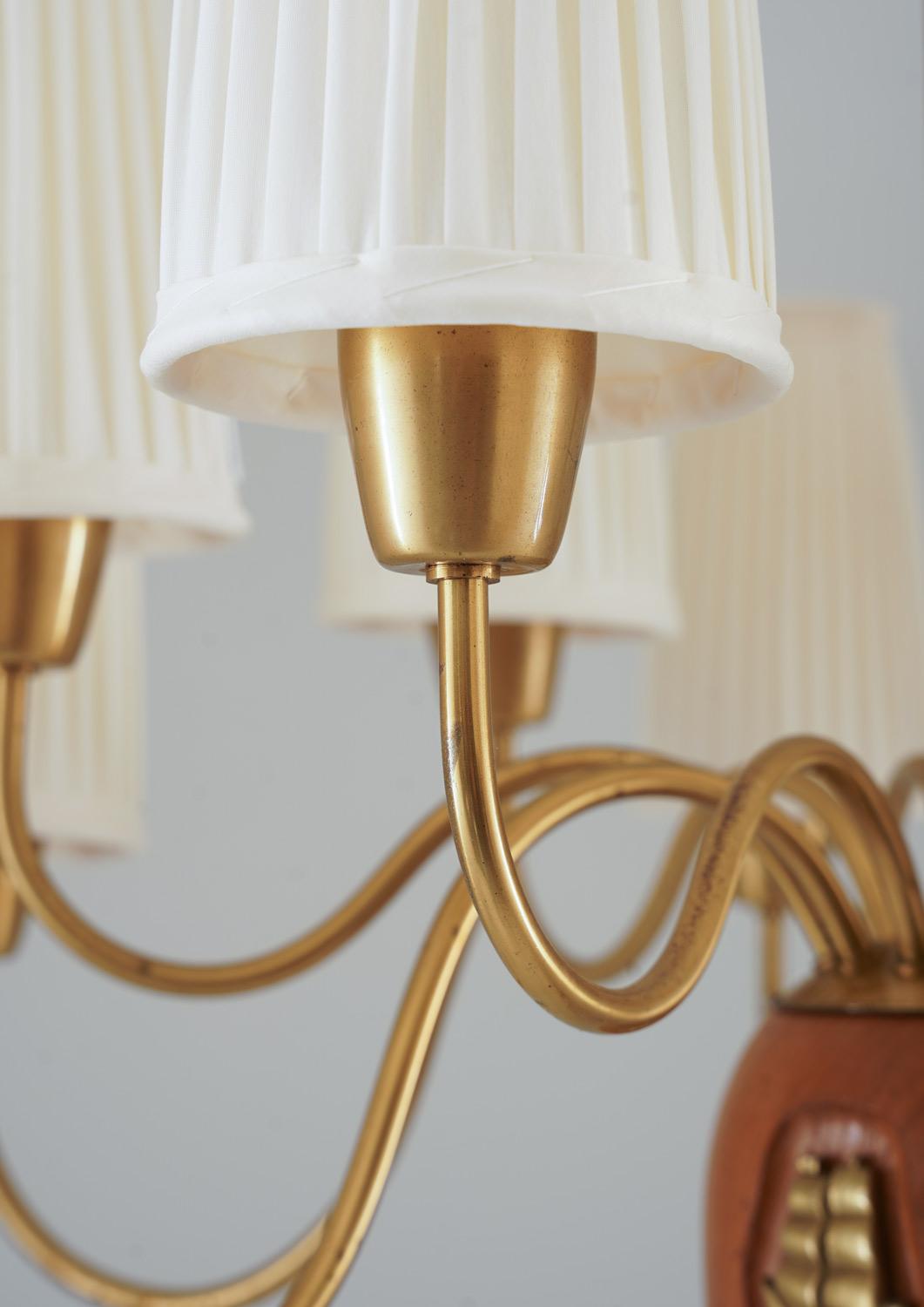 Swedish Modern Chandelier by Hans Bergström for Ateljé Lyktan For Sale ...