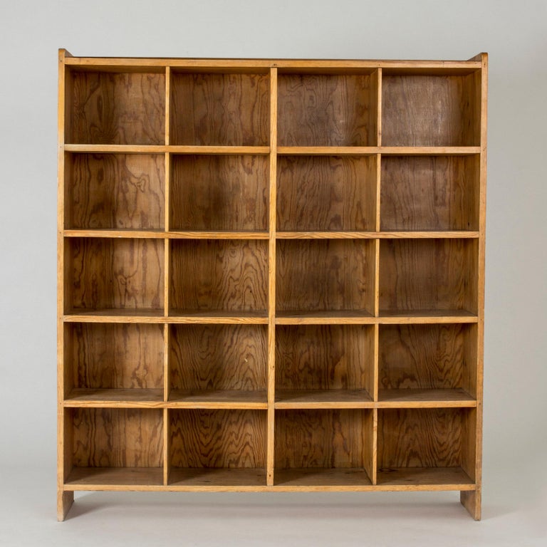 Swedish Modern Pine Bookcase at 1stDibs
