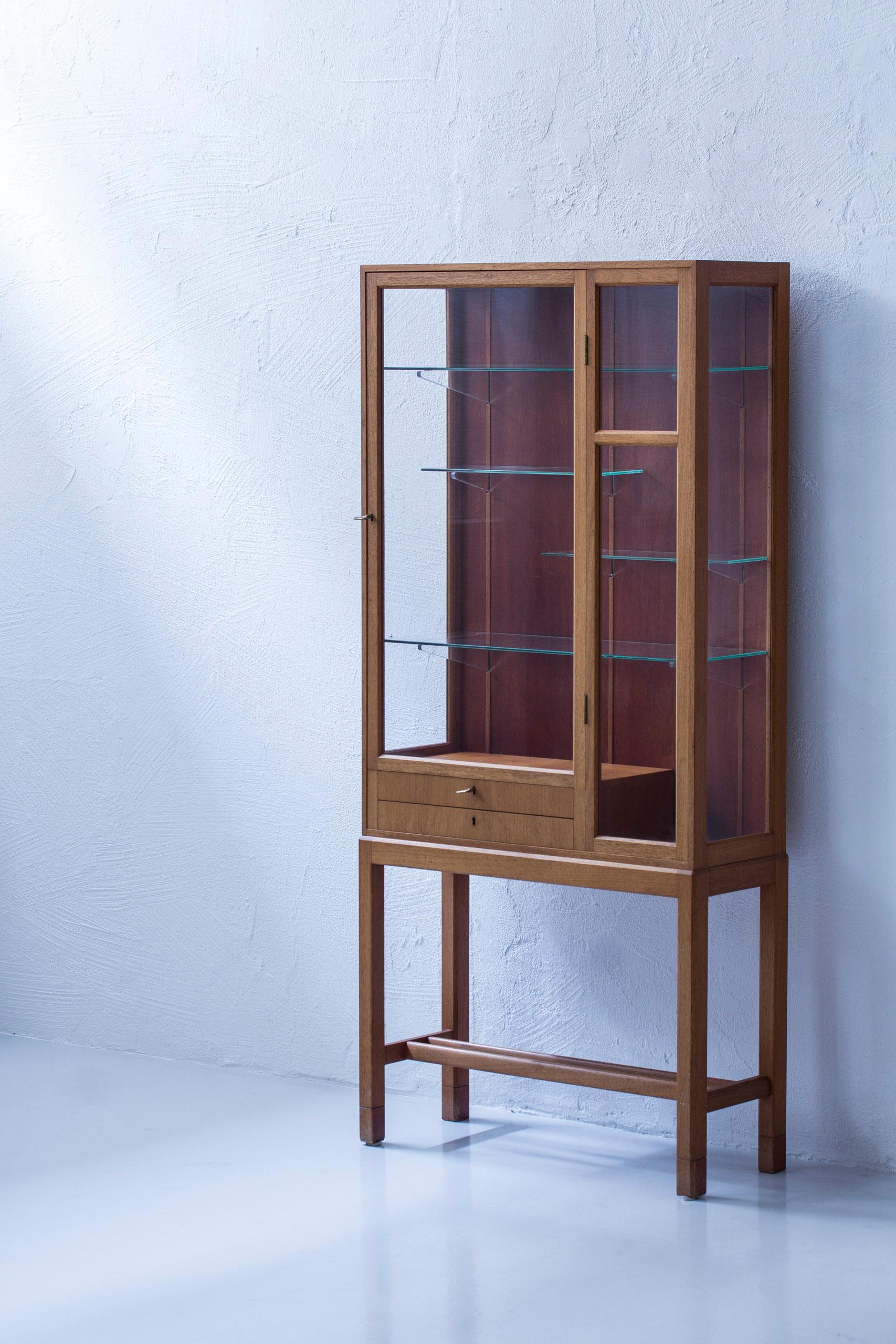 Swedish Modern Teak and Glass Vitrine by Åke Fribyter, 1955 at 1stDibs ...