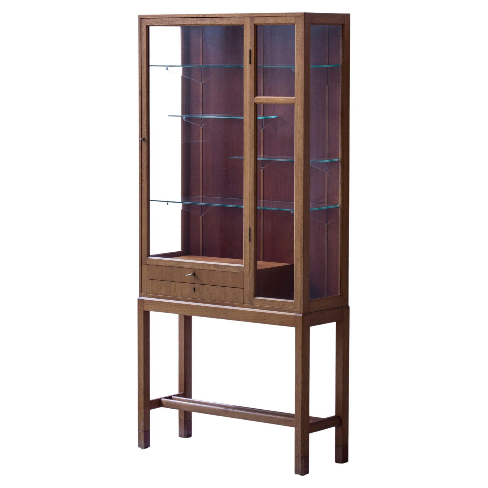 Swedish Modern Teak and Glass Vitrine by Åke Fribyter, 1955 at 1stDibs ...