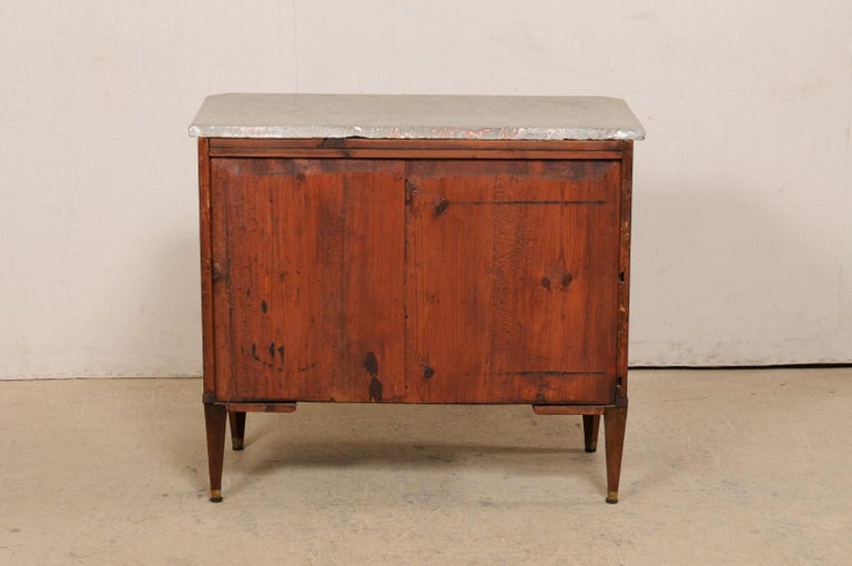 Swedish Neoclassical Period Karl Johan Chest w/Inlay and Original Stone ...