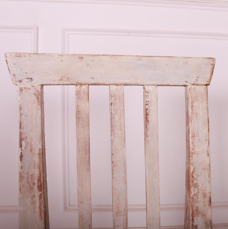 Swedish Original Painted Chair For Sale at 1stDibs