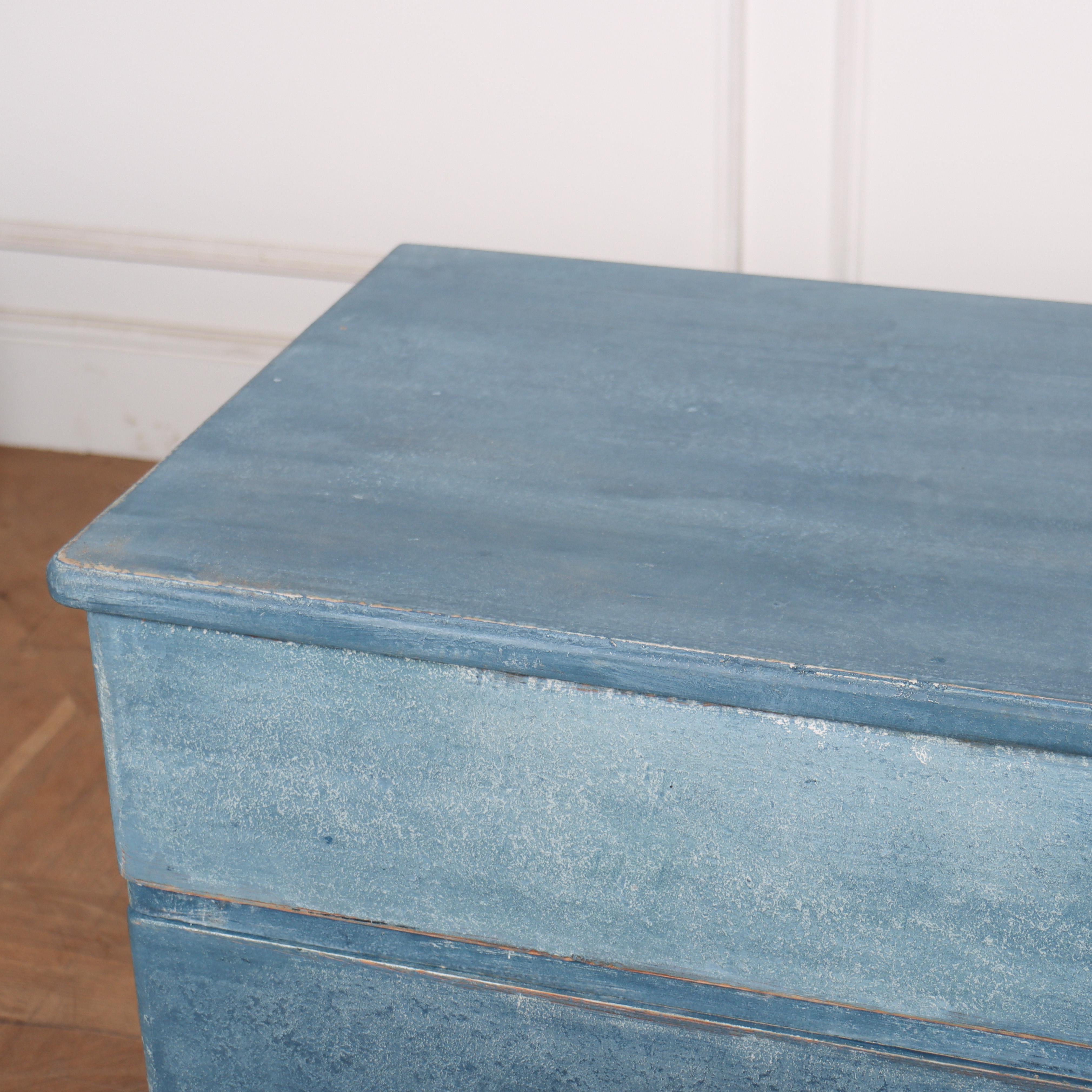 Swedish Painted Pine Commode For Sale at 1stDibs