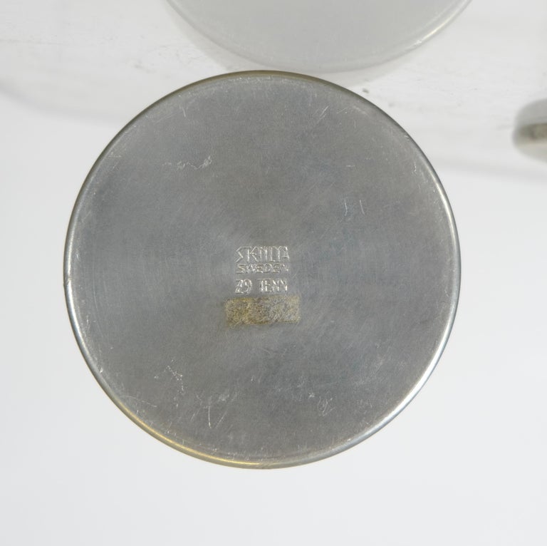 Small Swedish Pewter Box with Porphyry inlay, made in 1974. For Sale at ...