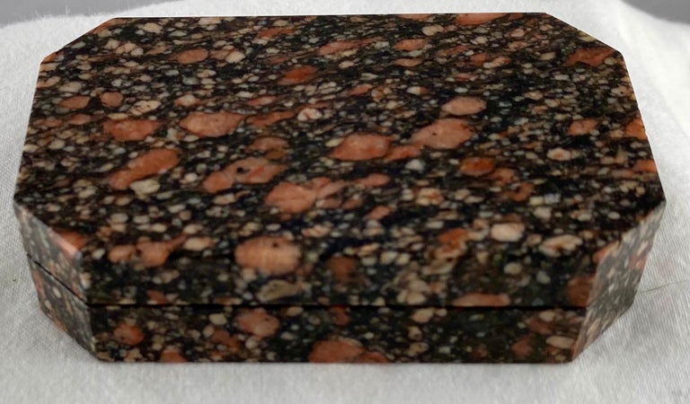 Swedish Porphyry Box, Early 19th C For Sale at 1stDibs