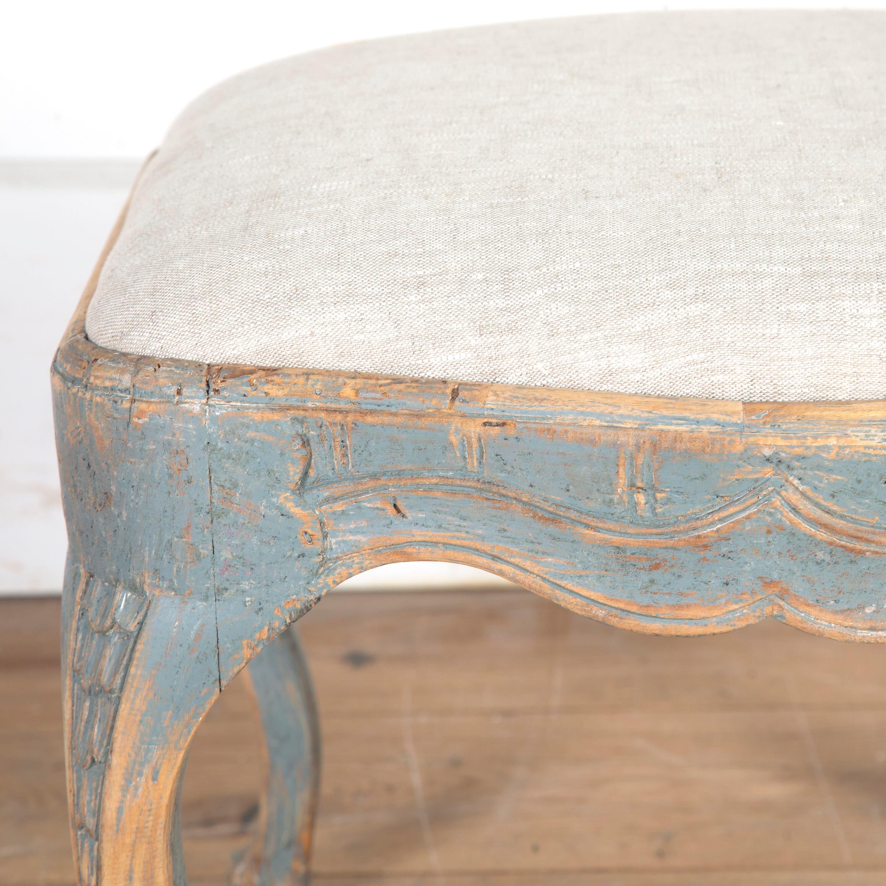 Swedish Rococo Footstool at 1stDibs