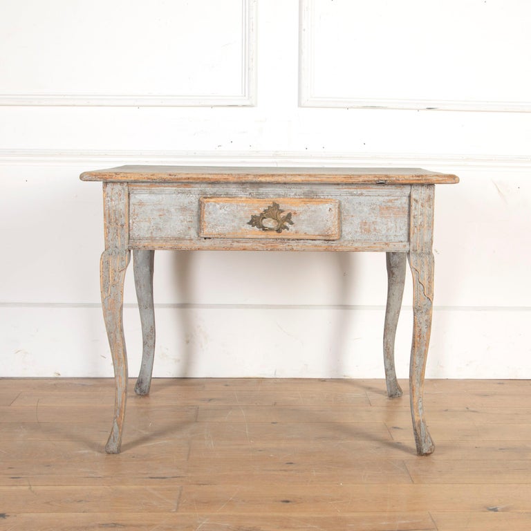 Swedish Rococo Side Table For Sale at 1stDibs