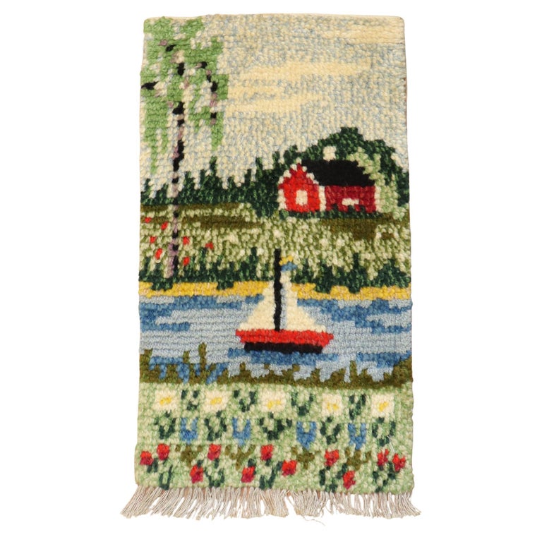 Swedish Rya Mini Rug For Sale at 1stDibs | mini rugs for sale
