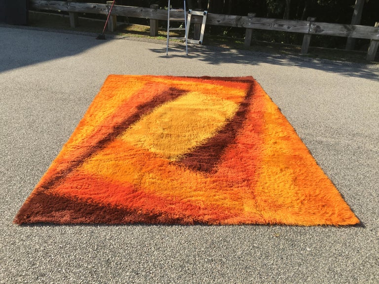 Swedish Rya Rug For Sale at 1stDibs | rya rugs for sale