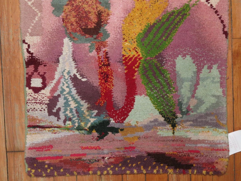 Swedish Rya Small Rug at 1stDibs