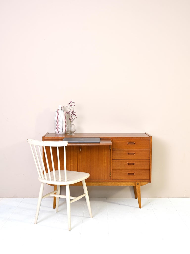 Swedish Sideboard with Pull-Out Top For Sale at 1stDibs