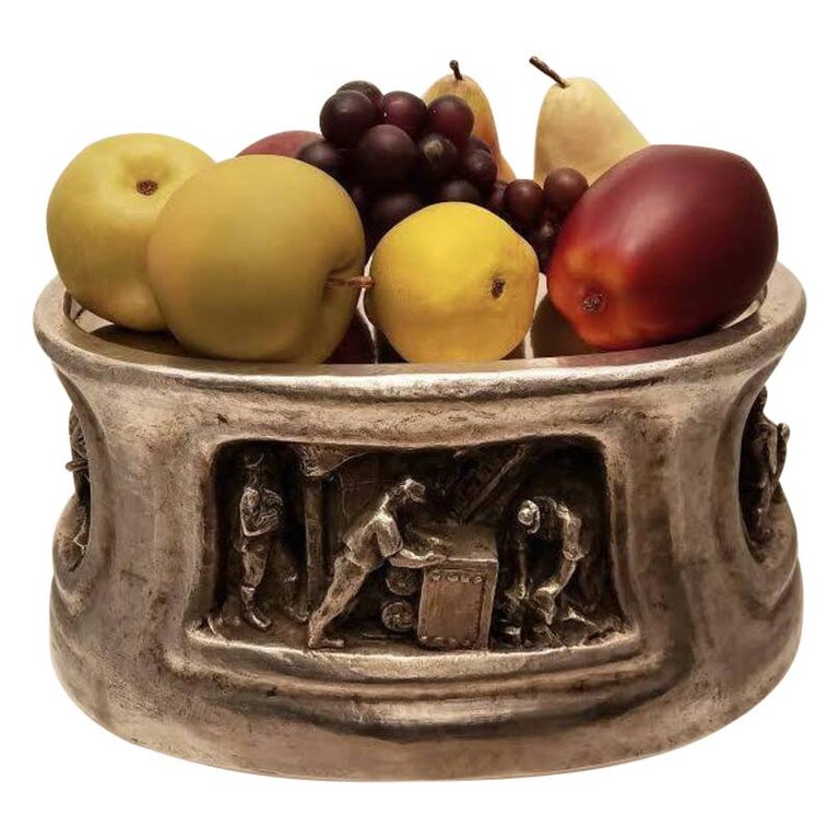 Swedish Silver Oval Table Garniture/Centerpiece by Carl Eldh, 1906 For ...