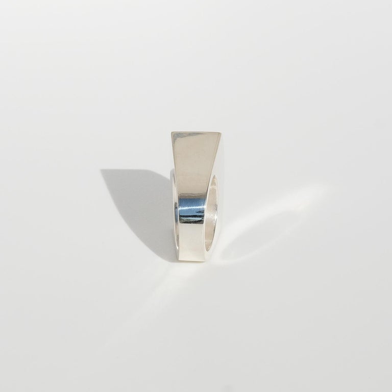 Swedish Silver Ring by Sigurd Persson Made 2001 For Sale at 1stDibs