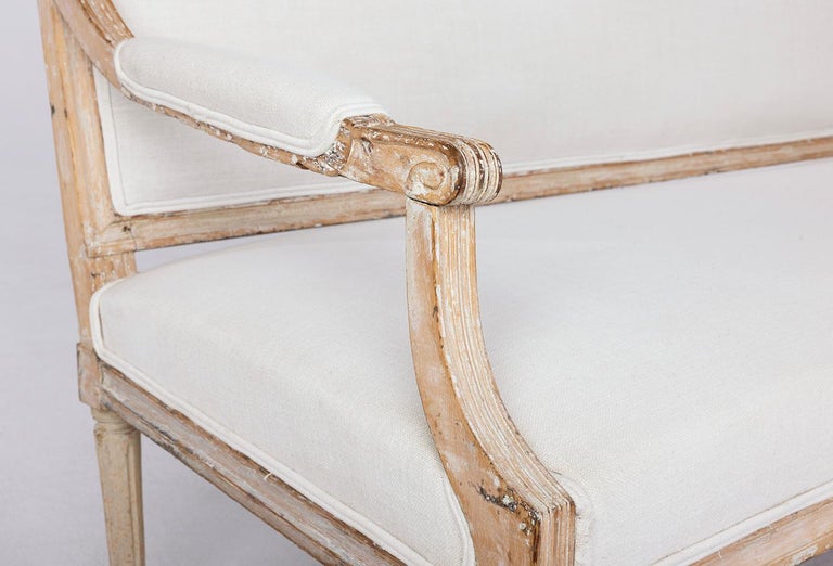 18th c. Swedish Sofa Bench in Original Patina, Gustavian Period For ...