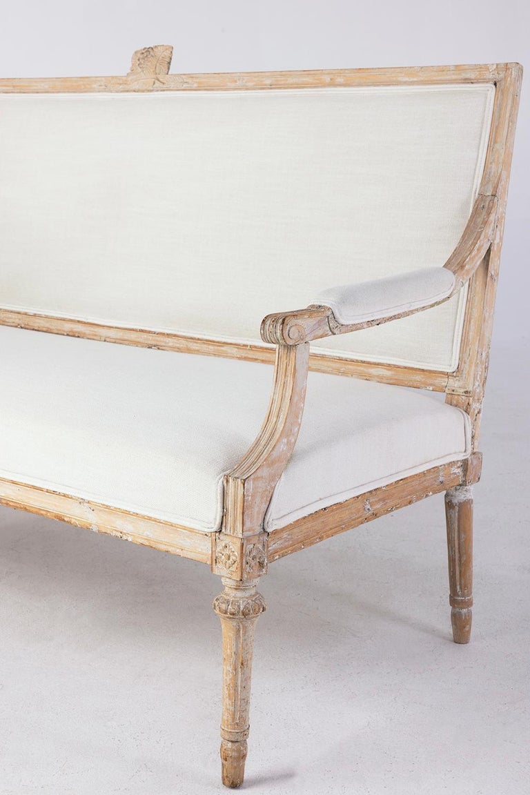18th c. Swedish Sofa Bench in Original Patina, Gustavian Period For ...