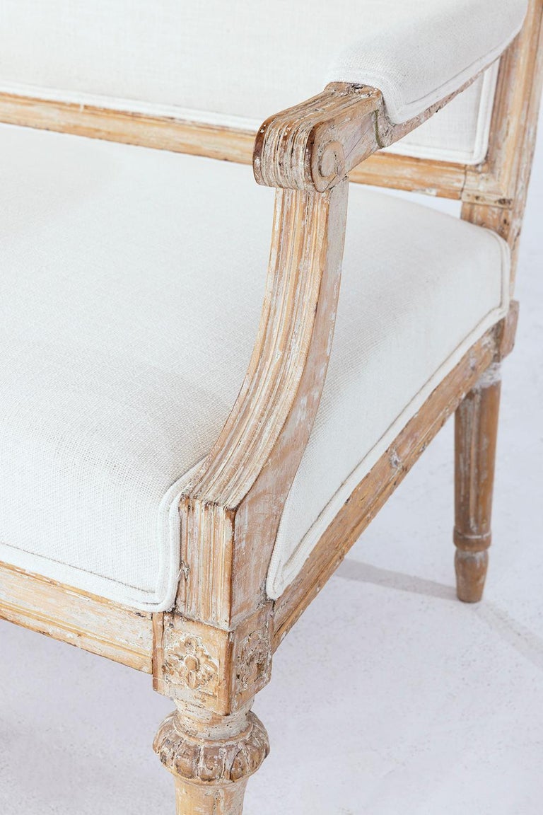 18th c. Swedish Sofa Bench in Original Patina, Gustavian Period For ...