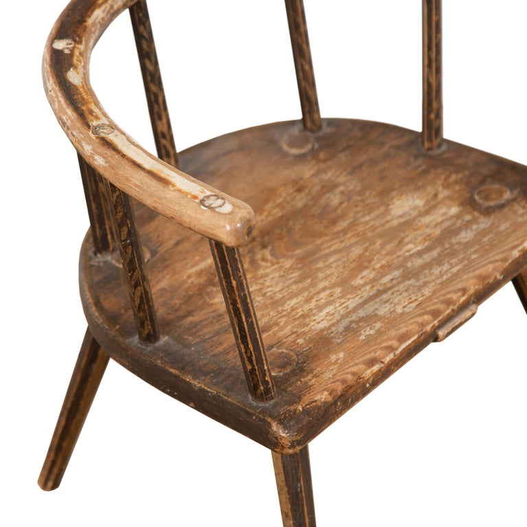 Swedish Stick Back Childs Chair For Sale at 1stDibs
