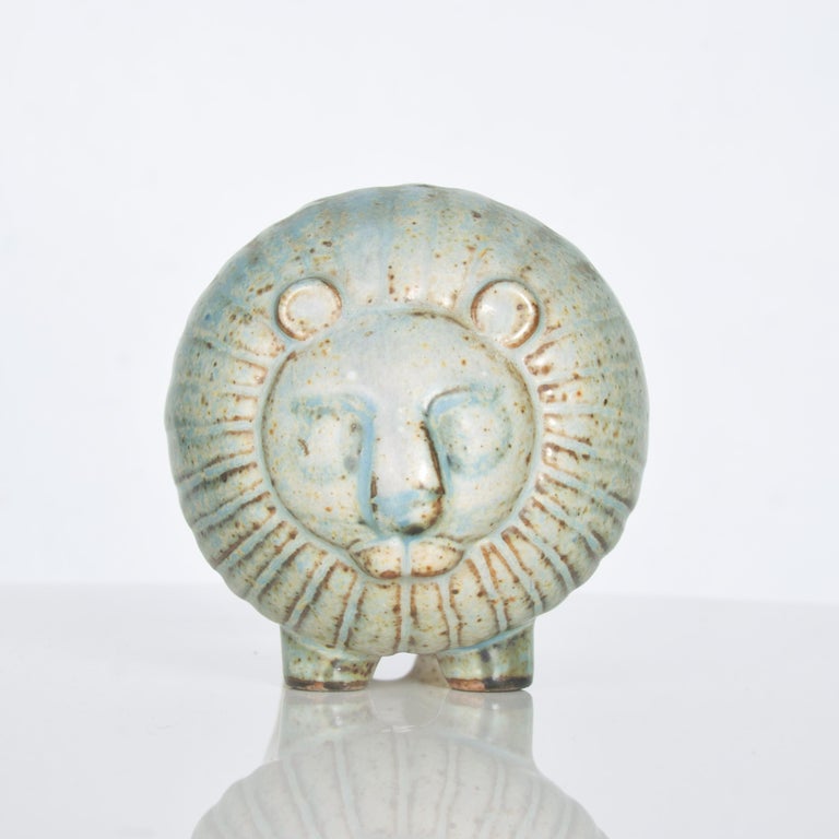 Swedish Stoneware Art Pottery Modern Lion Planter Set Lisa Larson Style, 1960s at 1stDibs | lisa ...