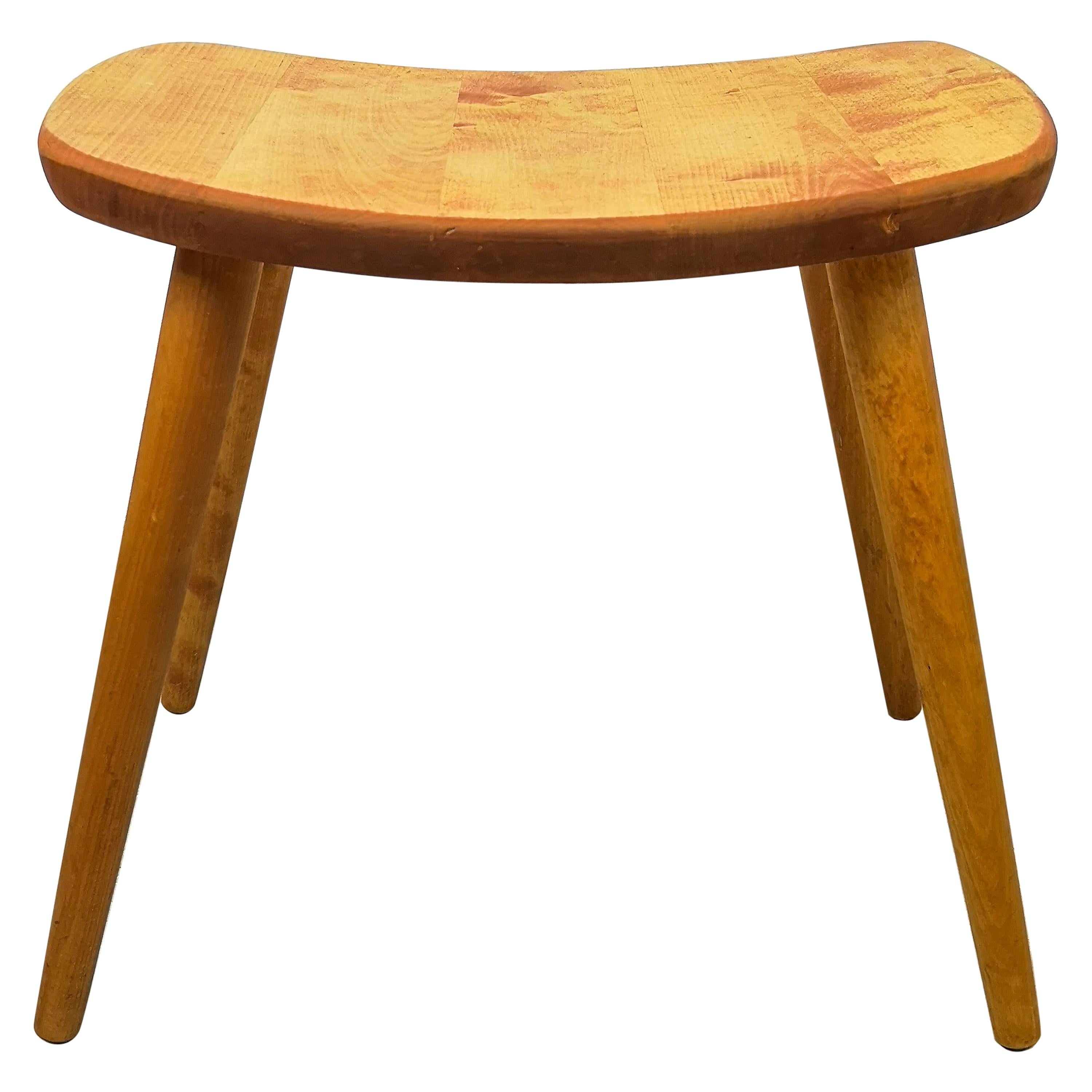 Swedish Birch Stools, 1940s, Set of 2 For Sale at 1stdibs
