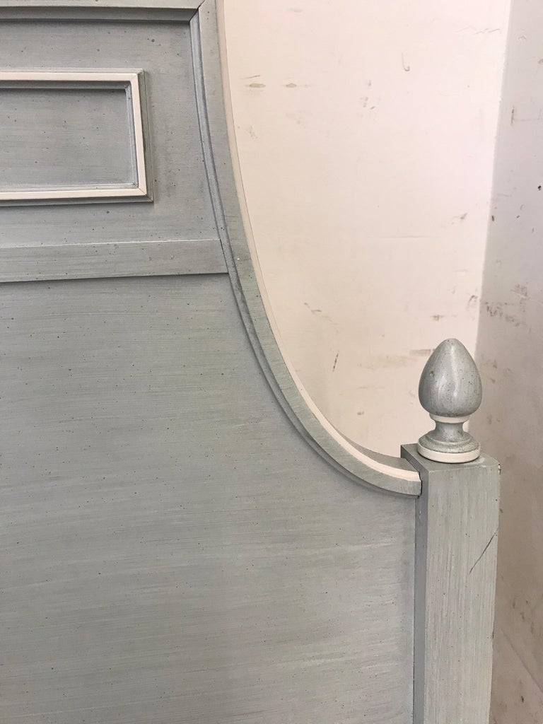 Swedish Style Powder Blue Grey Bedroom Set, Bookcases, Chests, Twin ...