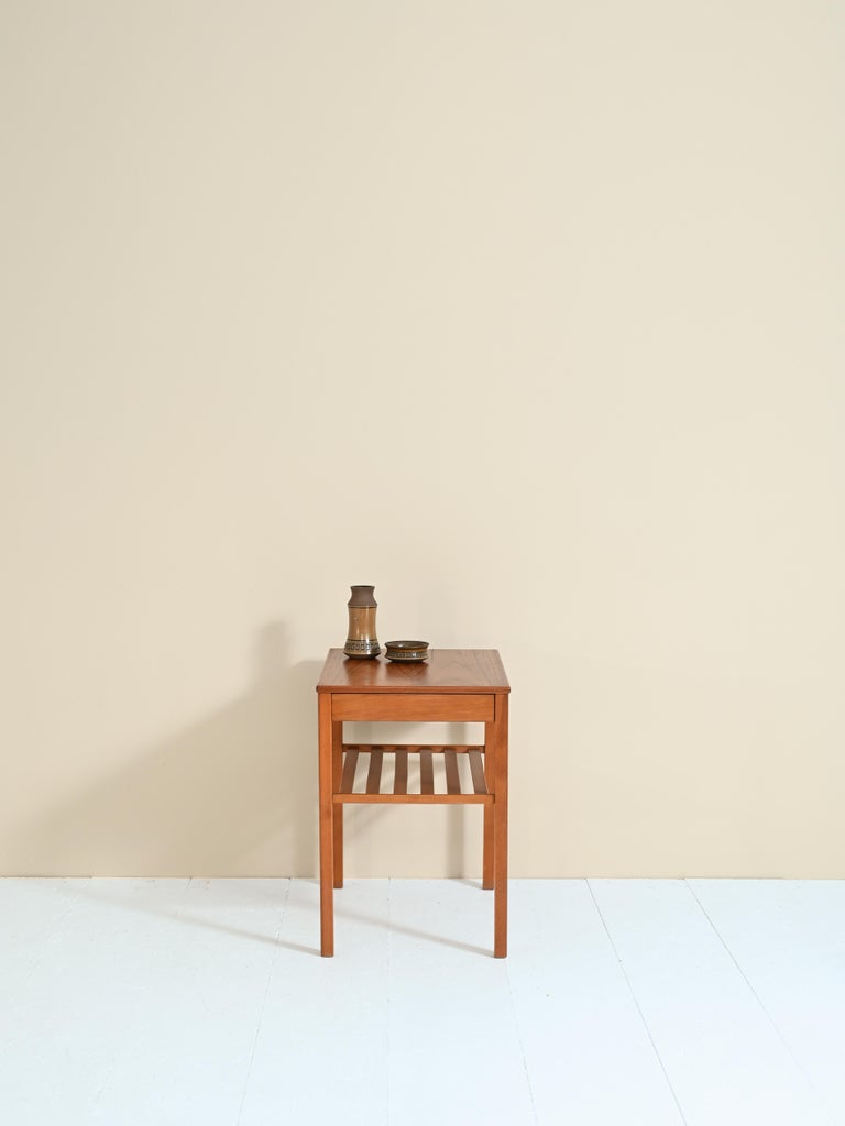 Swedish Teak Coffee Table/Bedside Table from the Company Tingströms For ...