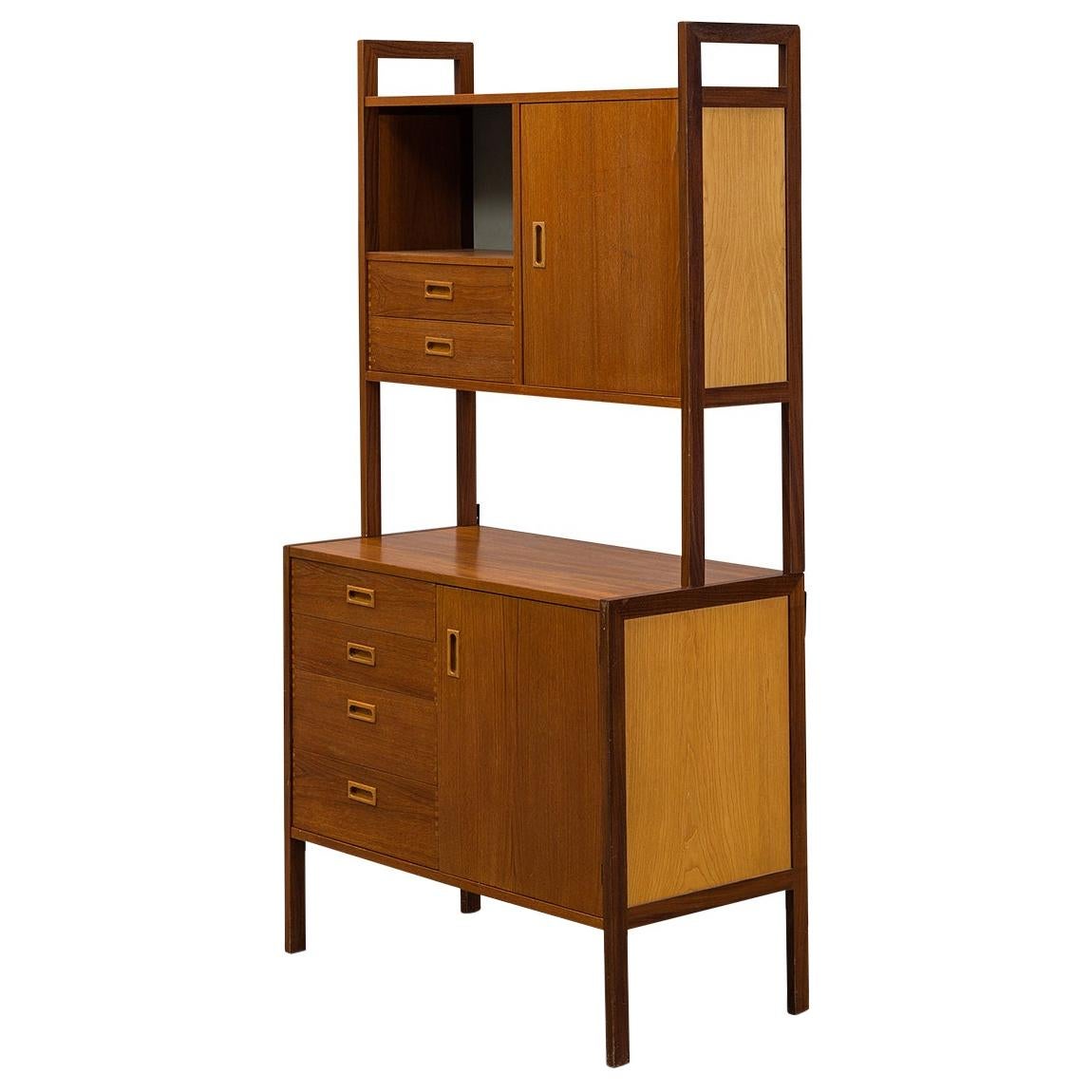 Oak Two-Door Bookcase at 1stDibs