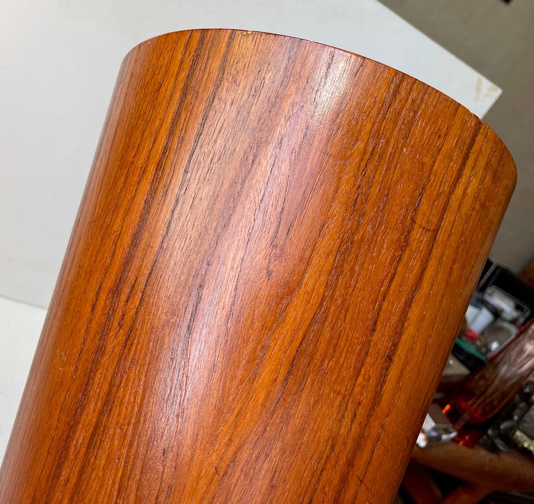 Swedish Teak Paper Waste Bin by Martin Åberg for Servex, 1960s For Sale ...