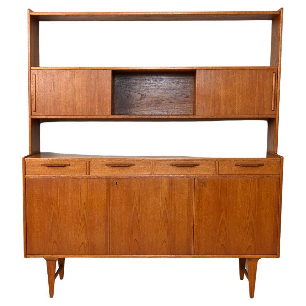 vintage teak swedish sideboard For Sale at 1stDibs