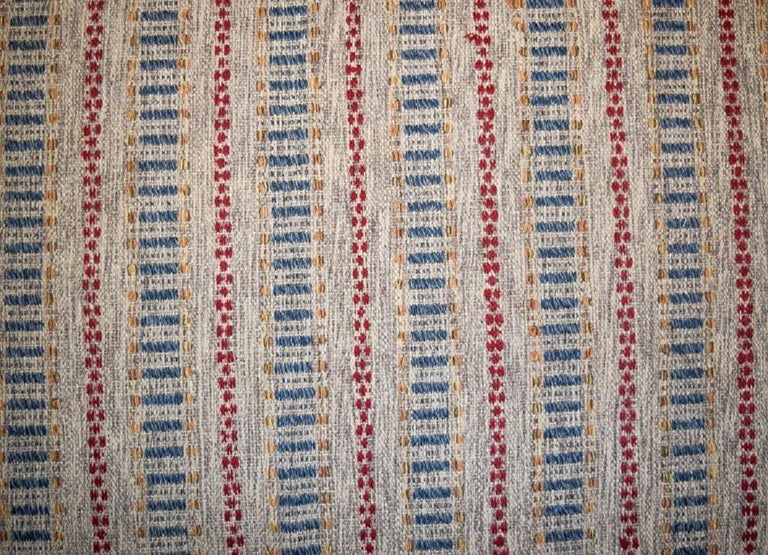 Swedish Textile Designer, Handwoven Carpet with Fringes in Wool, Modern ...