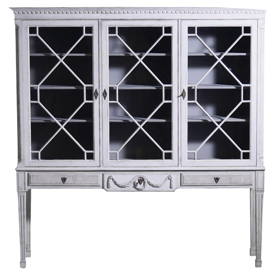 Walnut and Rosewood Modern Vitrine Display Cabinet in the Baughman ...