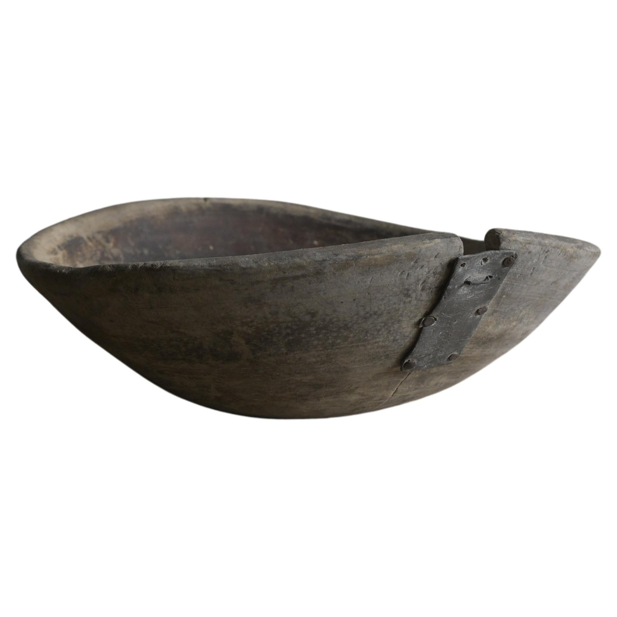 Swedish Turned Birch Bowl dated 1815 For Sale at 1stDibs