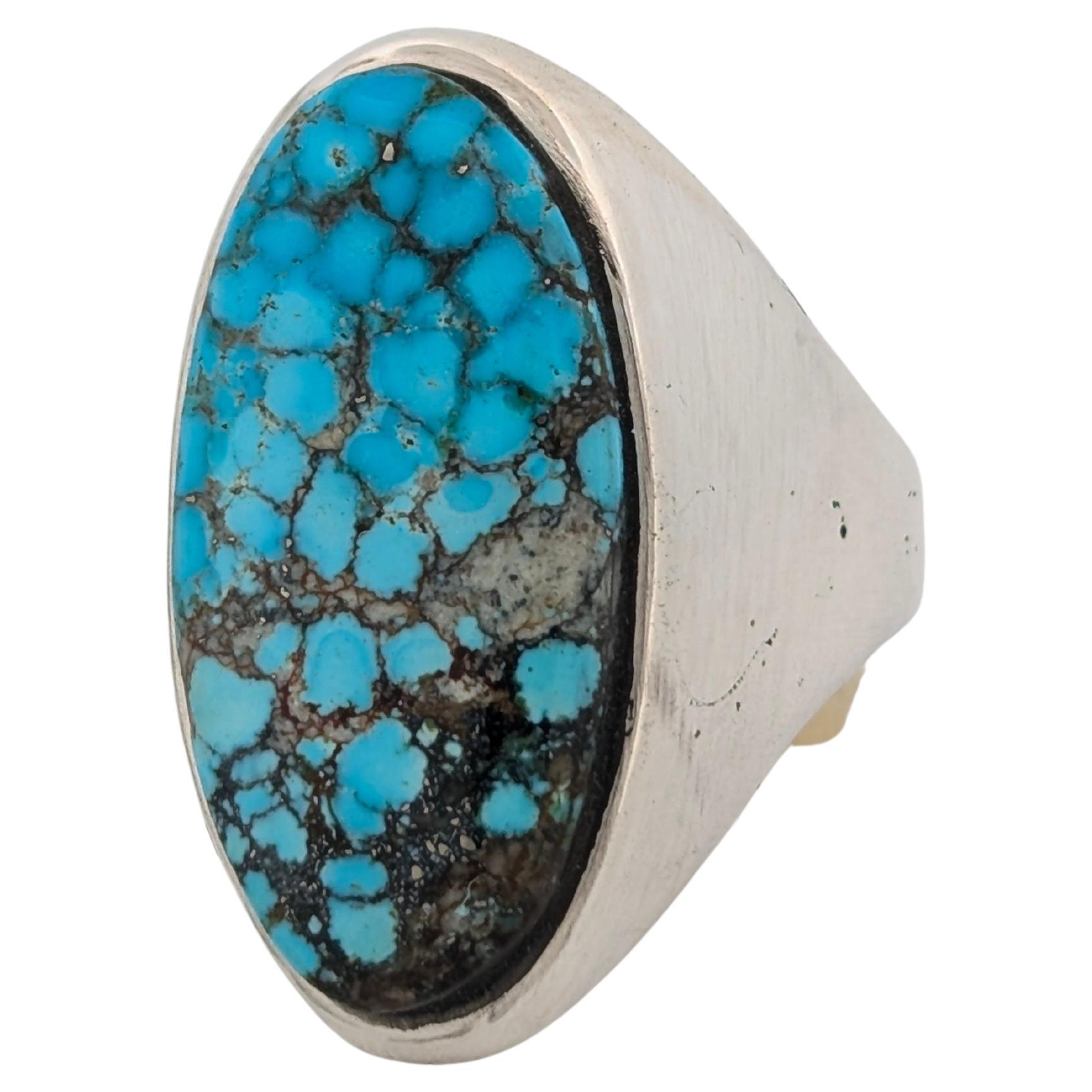 Sweetwater Sue New sterling silver turquoise ring with single stone ...