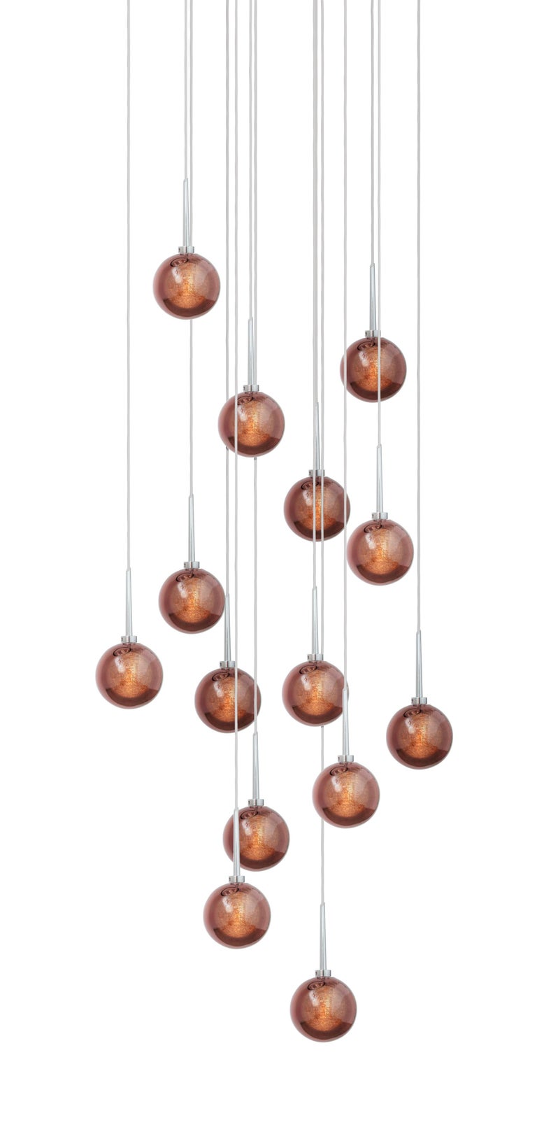 Sweety Blown Glass Pendant Light by Concept Verre For Sale at 1stDibs