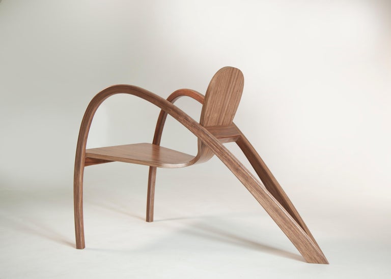 Swept Back Lounge Chairs by Alex Muradian For Sale at 1stDibs