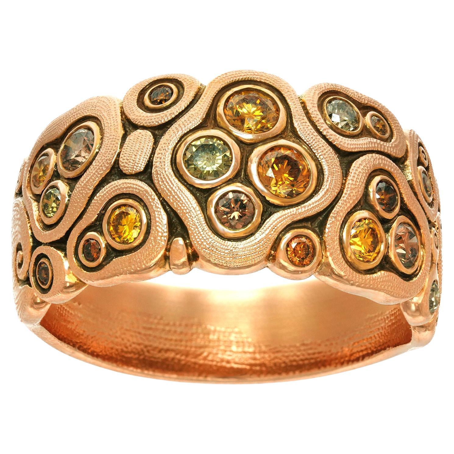 "Swirling Waters" Ring by Alex Sepkus For Sale at 1stDibs