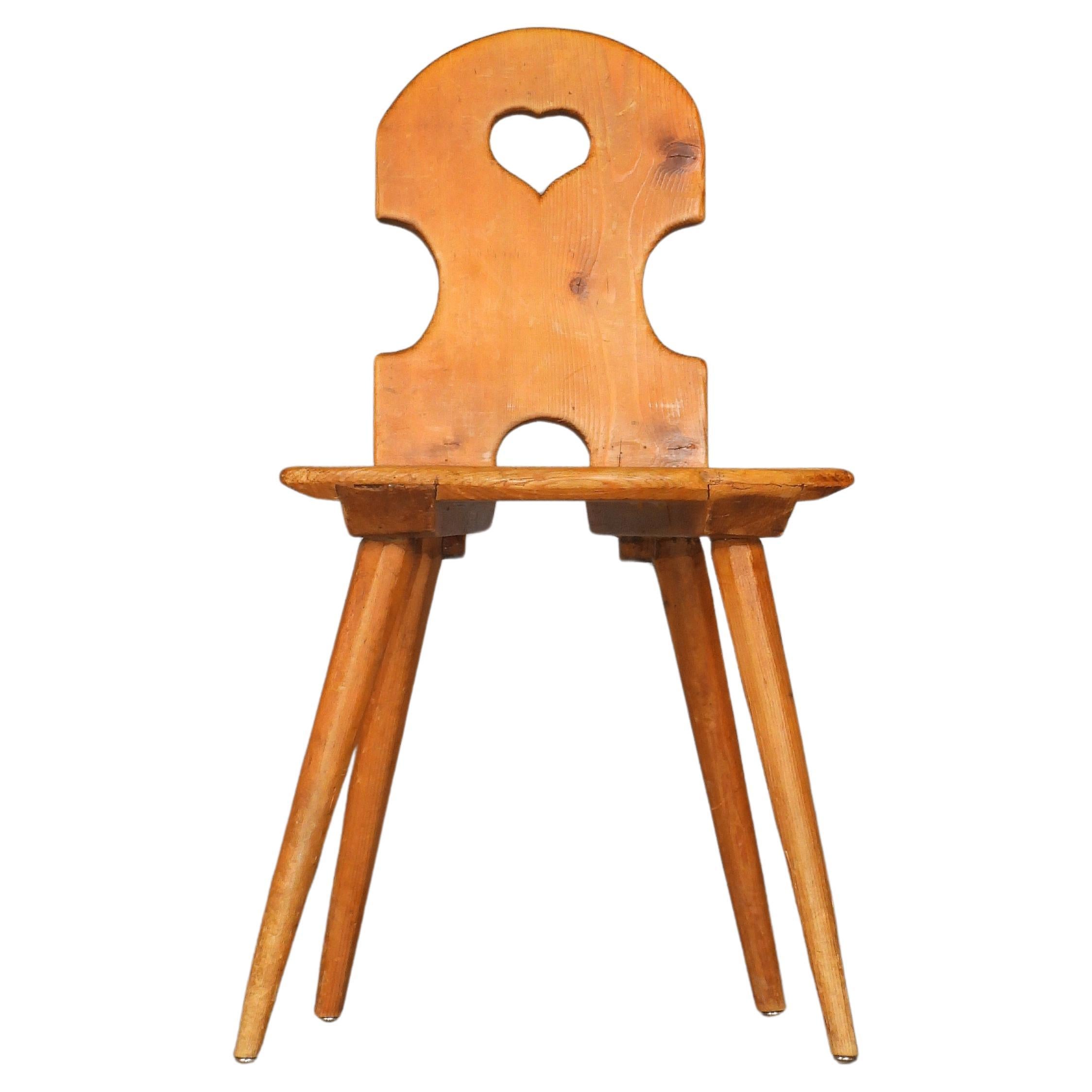 Swiss alp escabelle B 46 For Sale at 1stDibs