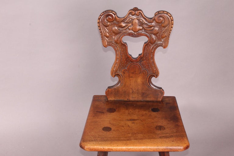 Swiss alp , folk art ,escabelle For Sale at 1stDibs