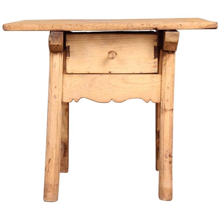 Swiss Alp Side Table For Sale at 1stDibs