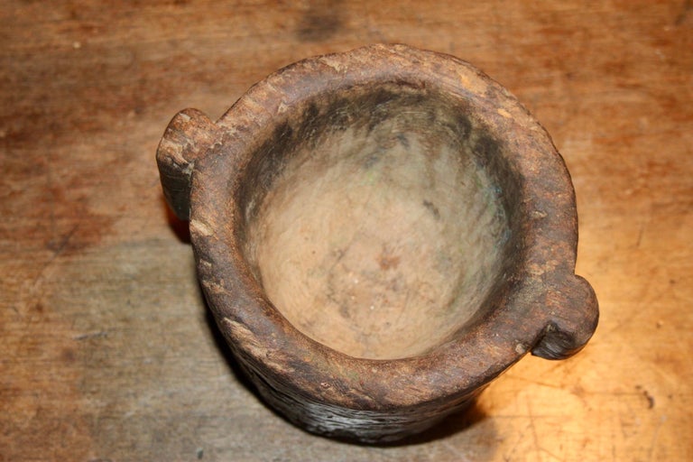 Swiss Alp Wood Mortar For Sale at 1stDibs