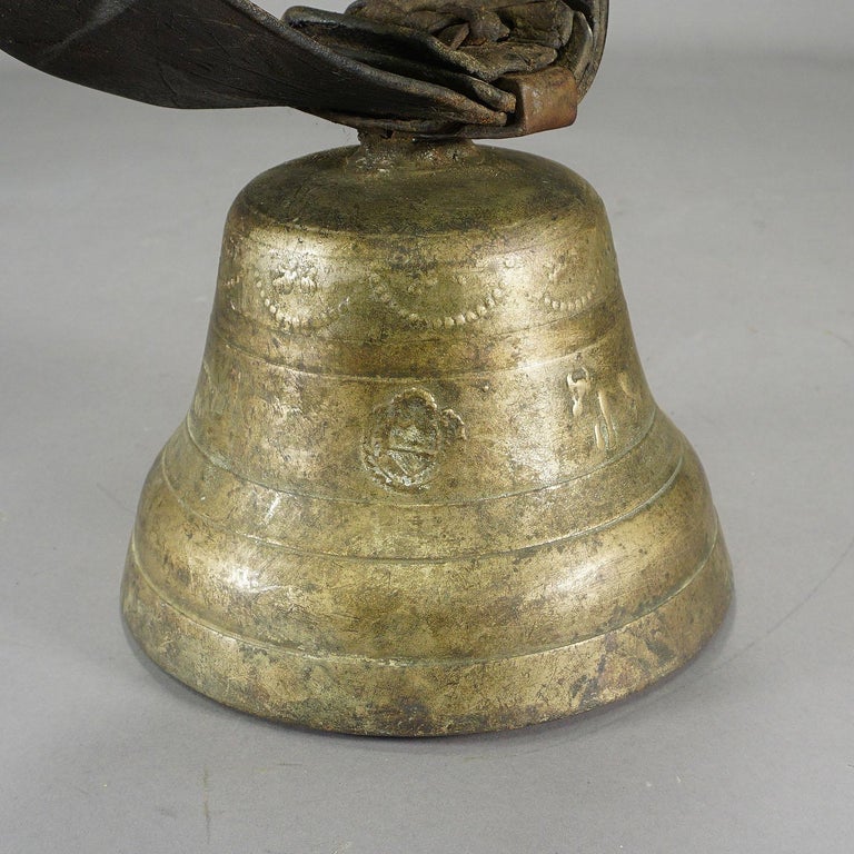 Swiss Alpine Cow Bell with Leather Strap, Antique, ca. 1900 at 1stDibs ...