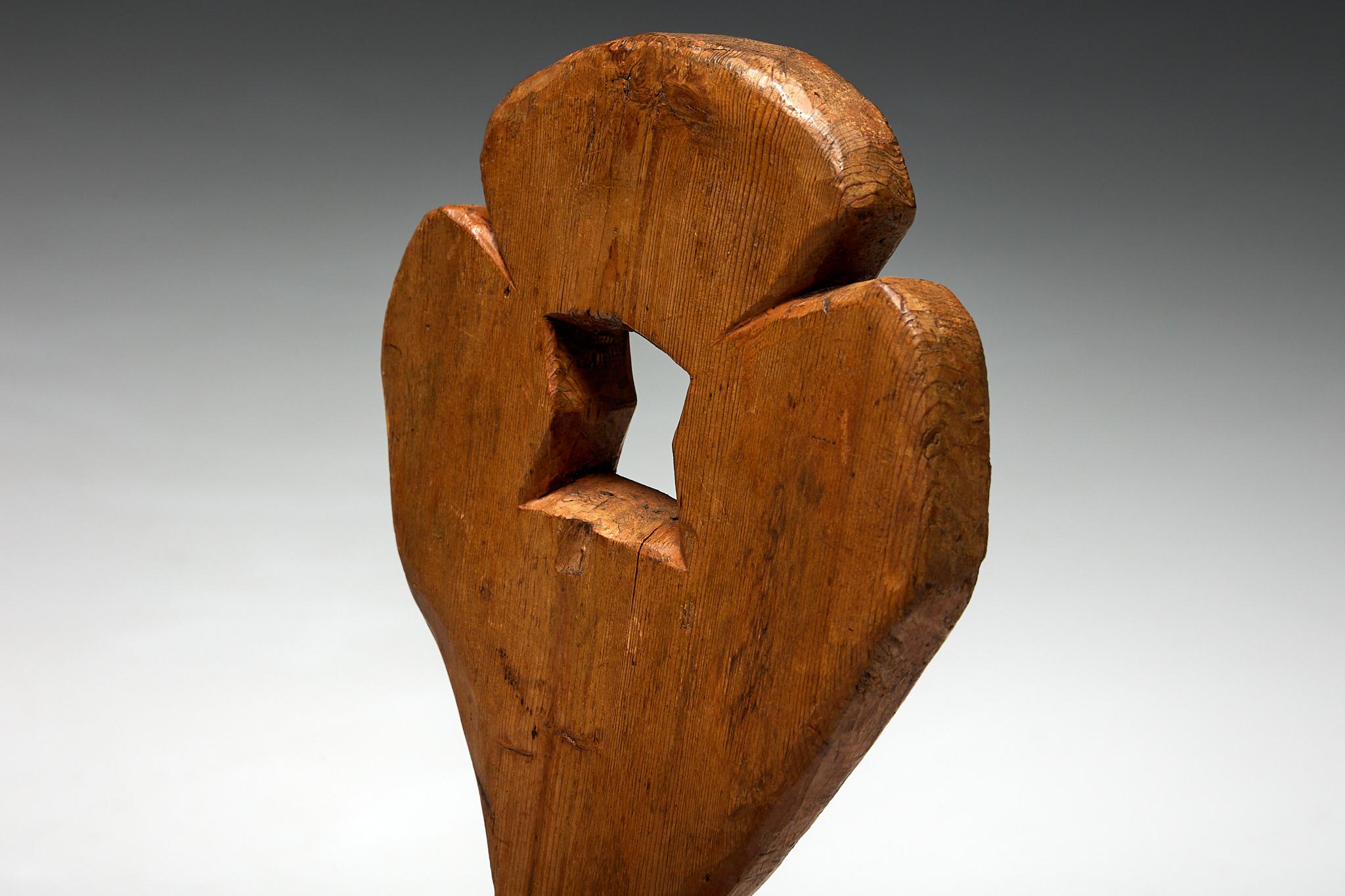 Swiss Alpine Folk Art Chair, 19th Century For Sale at 1stDibs